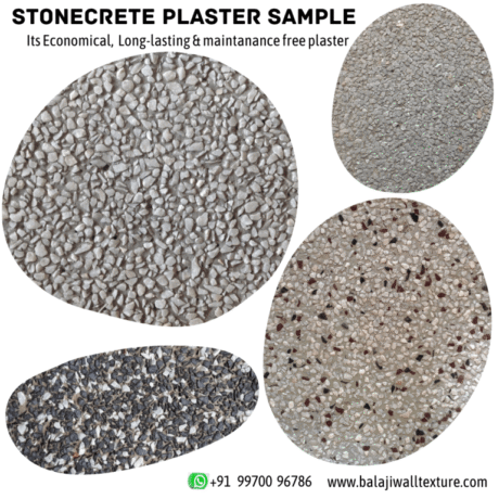 Stone Crete Plaster for external walls - Balaji W